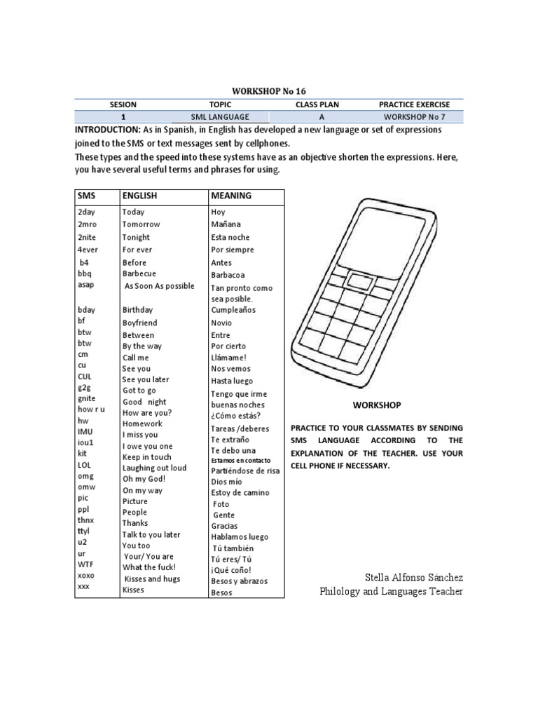 INTRODUCTION: As in Spanish, in English Has Developed A New Language or ...