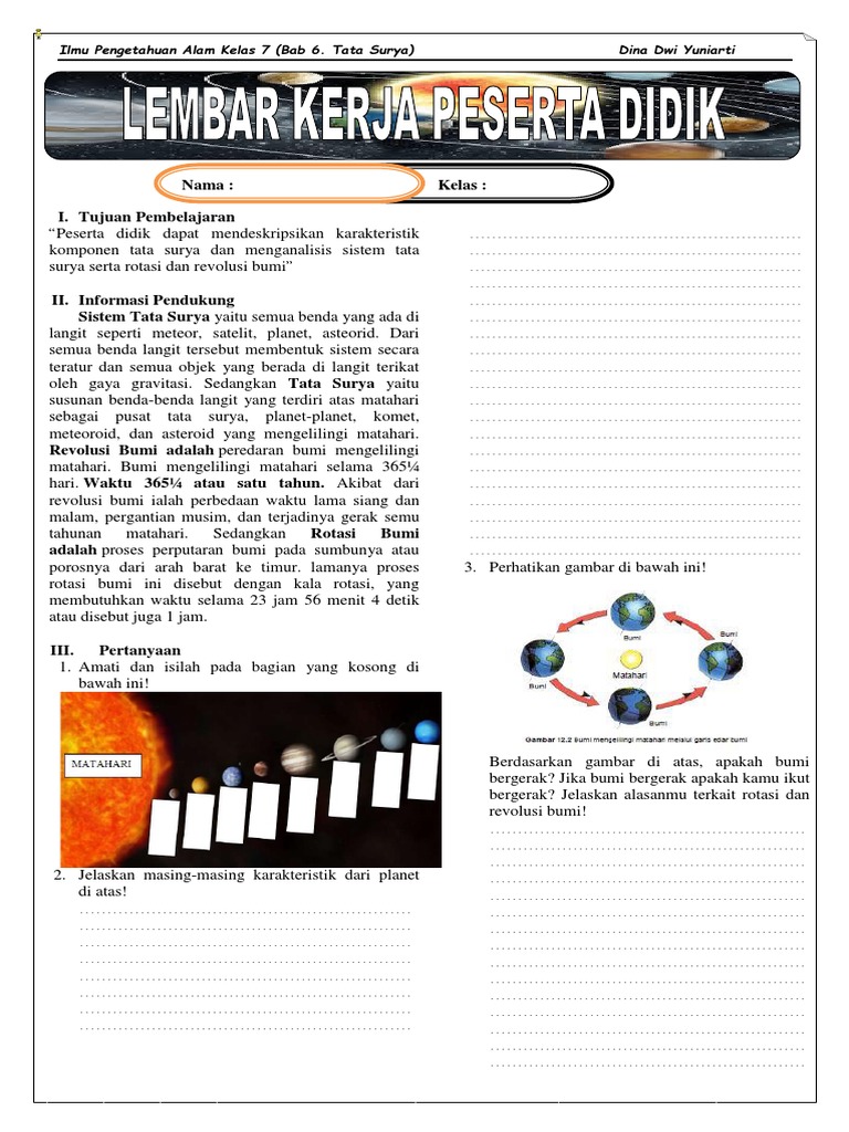 LKPD Ipa Kelas 7 New | PDF
