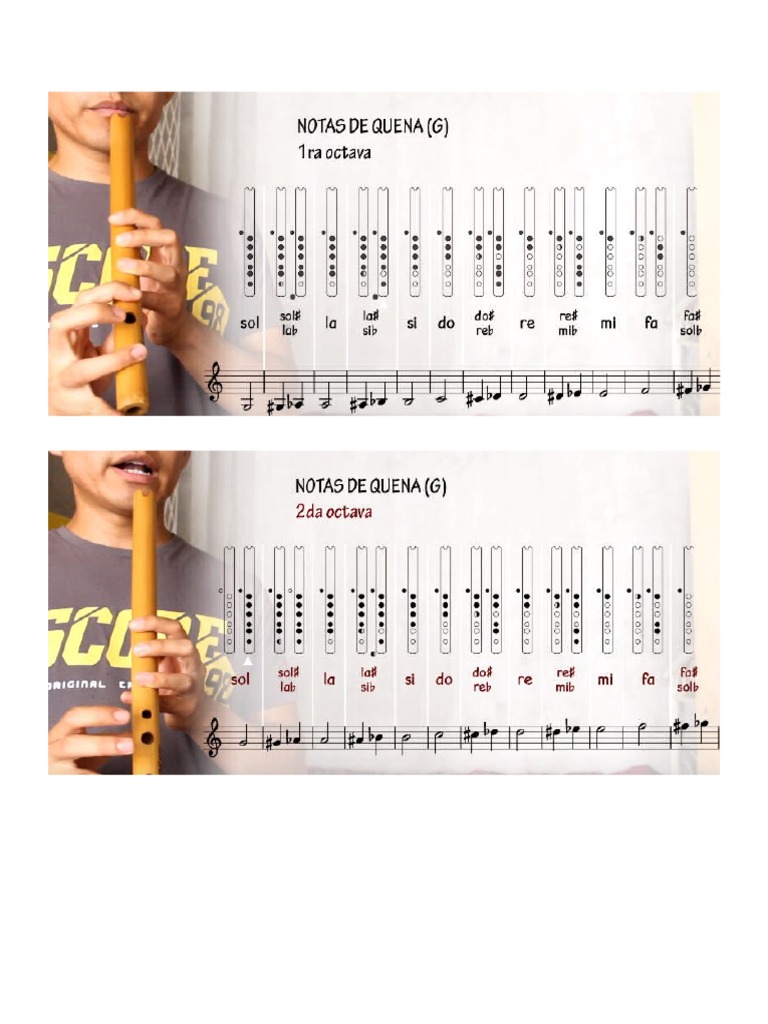 Notas de Quena Completa | PDF