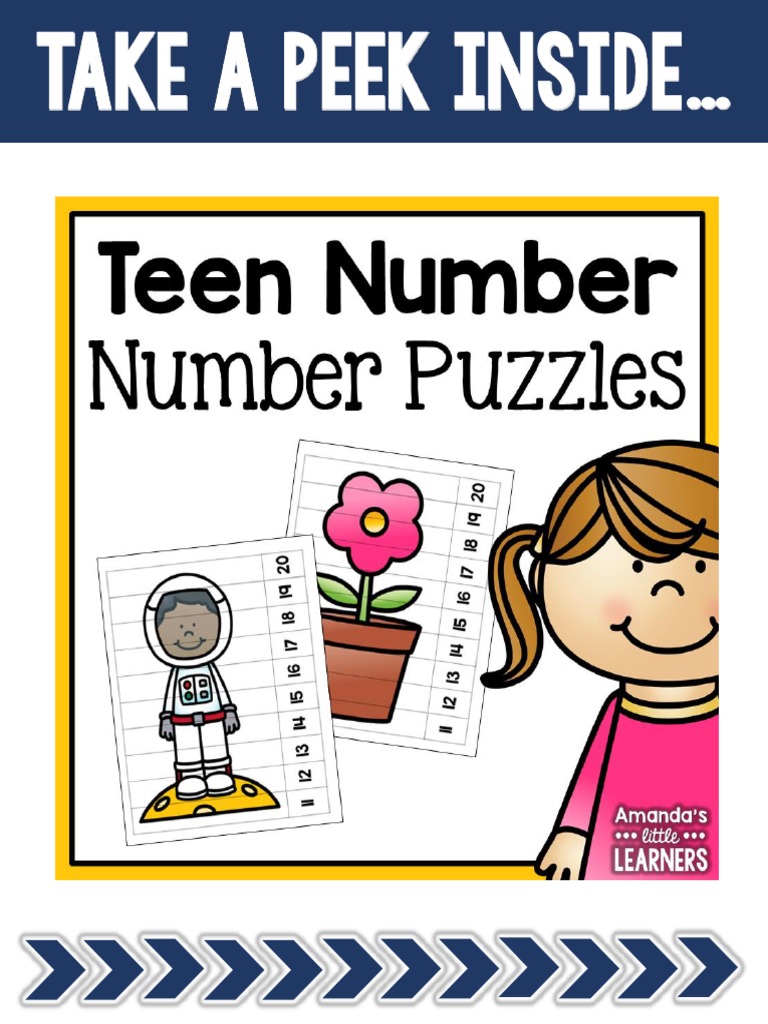 Teen Number Puzzle Fun | PDF