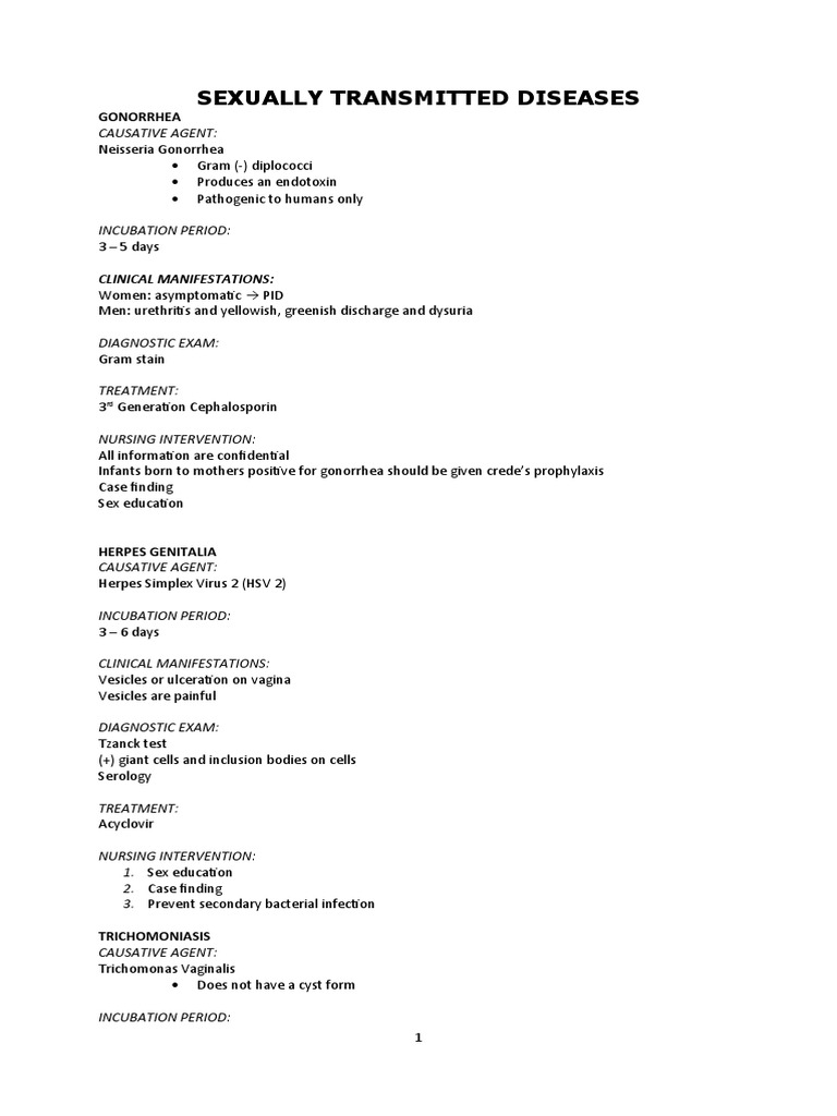 Sexually Transmitted Diseases | PDF | Candidiasis | Epidemiology
