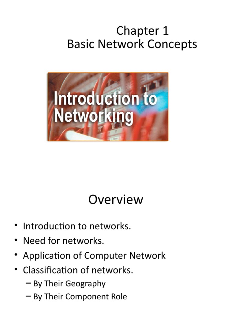 Lesson 1-Introducing Basic Network Concepts | PDF | Local Area Network | Wide Area Network