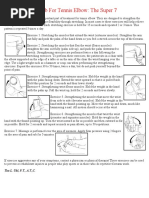 Elbow ROM Exercises Guide | PDF | Elbow | Anatomical Terms Of Motion