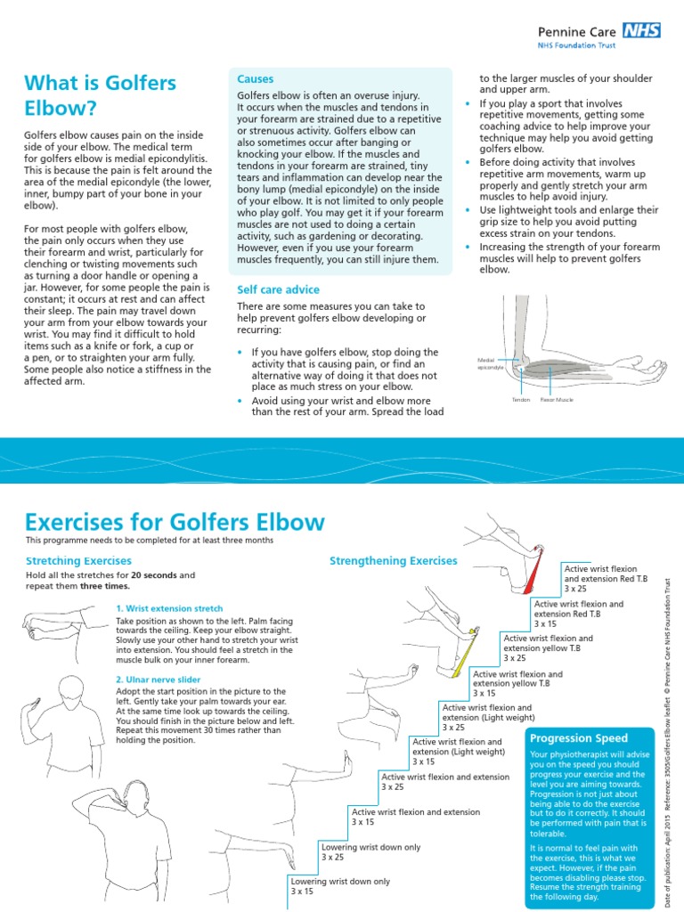 What Is Golfers Elbow?: Causes | PDF | Elbow | Anatomical Terms Of Motion