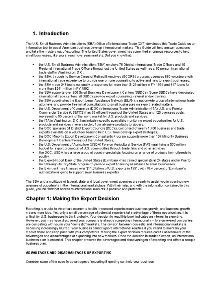 International Business Plan | PDF | Gross Margin | Net Income