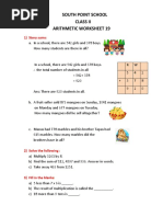 CBSE Class 2 Maths Practice Worksheets (139) - Multiplication and Time ...