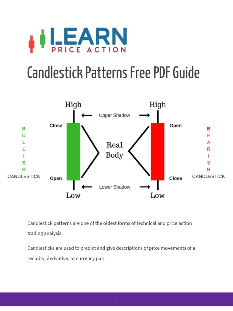 Candlestick Patterns PDF Free Guide Download | PDF | Market Trend ...