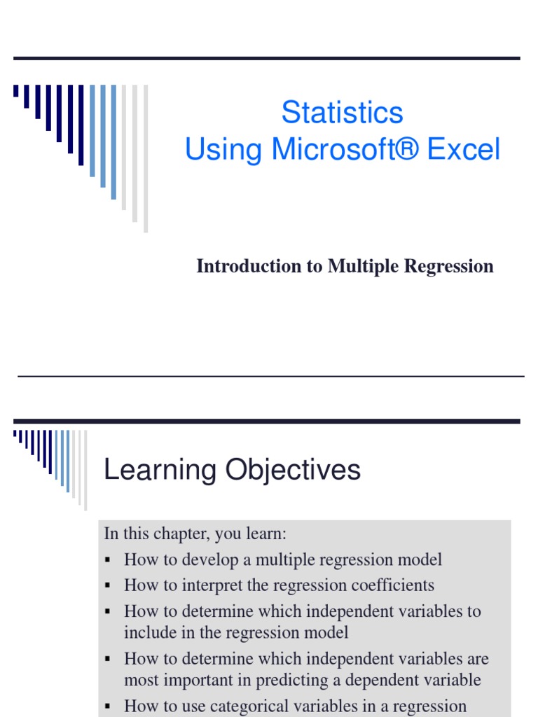 Week 2 Multiple Regression | PDF | Errors And Residuals | Coefficient Of Determination