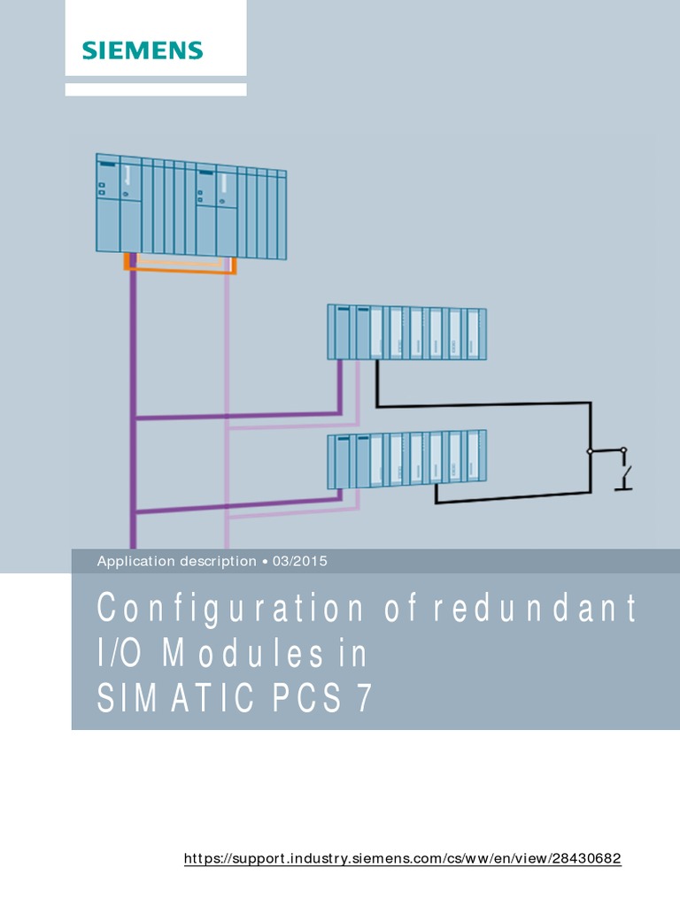 Configuration of Redundant I/O Modules in Simatic Pcs 7: Application ...