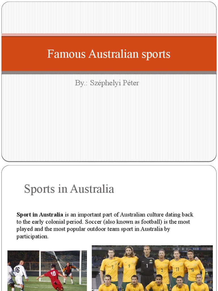 Famous Australian Sports | PDF