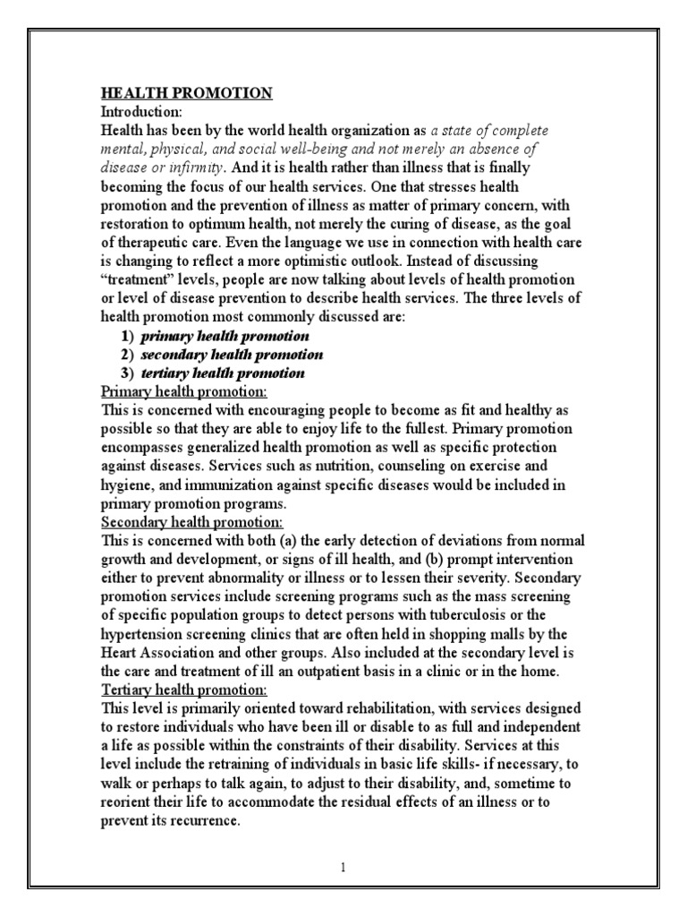 Primary Health Care | PDF | Preventive Healthcare | Health Care