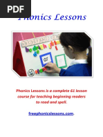 Phonics Lessons - A Complete 61 Lessons Course For Teaching Beginning ...