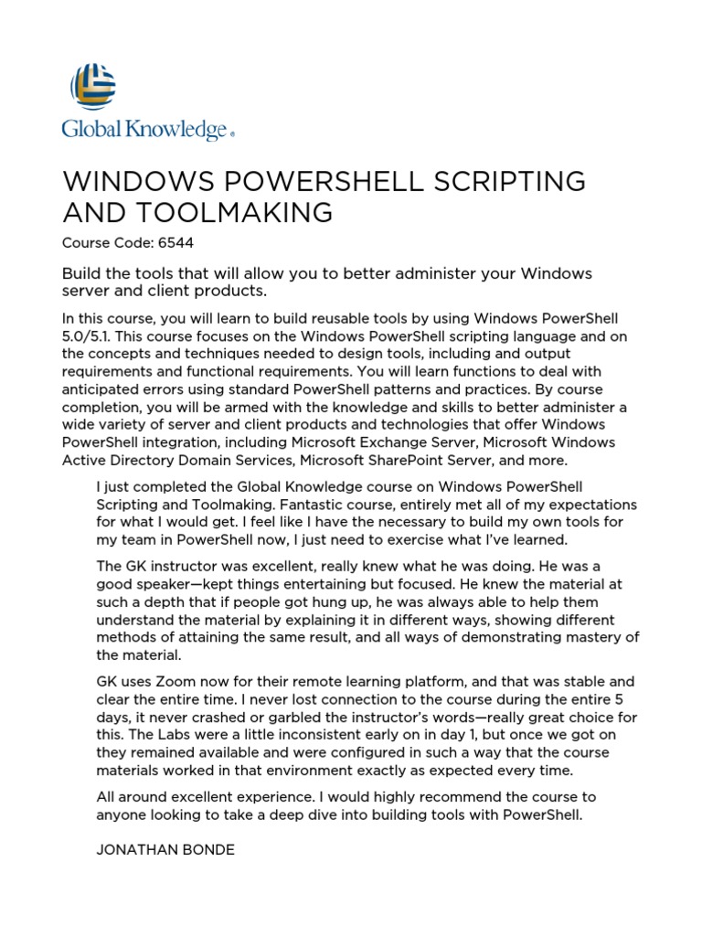 Windows Powershell Scripting And Toolmaking Pdf Parameter Computer Programming Debugging 9008
