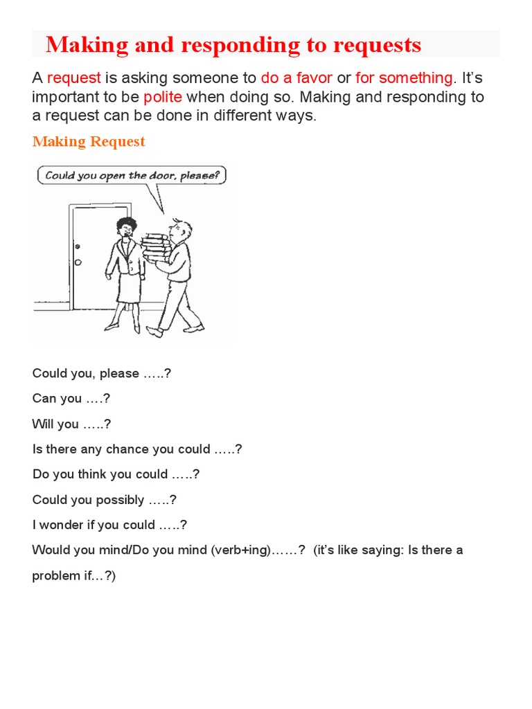 Making and Responding To Requests | PDF