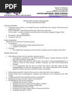 Classroom Rules and Regulations For Senior High School | PDF | Home ...