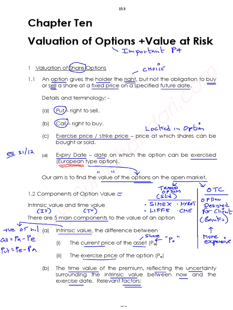 Black Scholes BSOP-VaR PDF | PDF | Greeks (Finance) | Black–Scholes Model