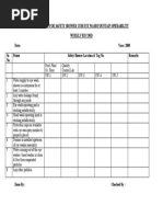 Safety Shower Checklist | PDF