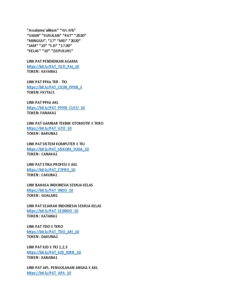 Link 2 Pat 2020 | PDF