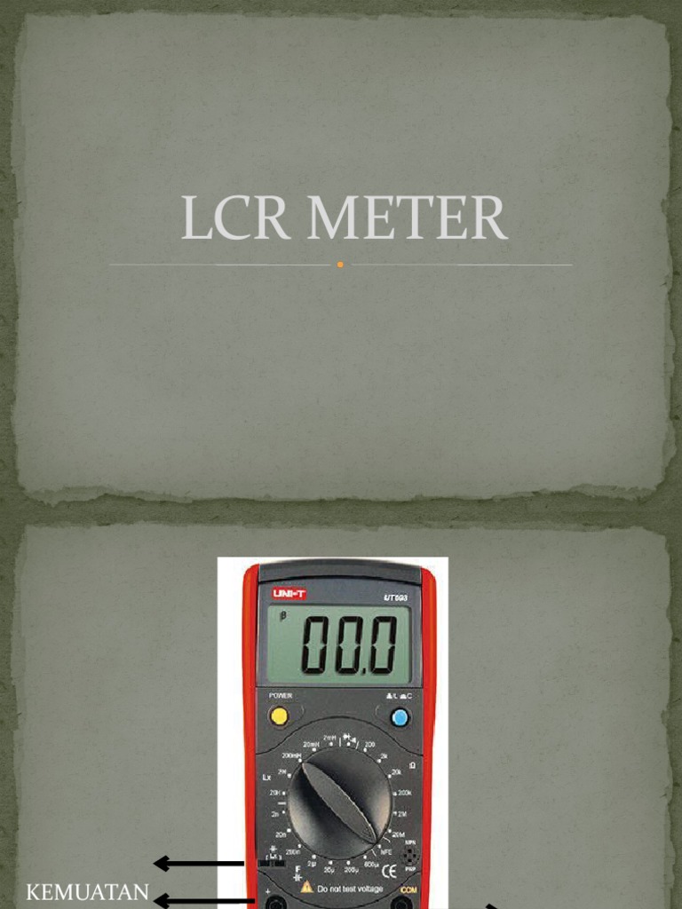 LCR Meter | PDF