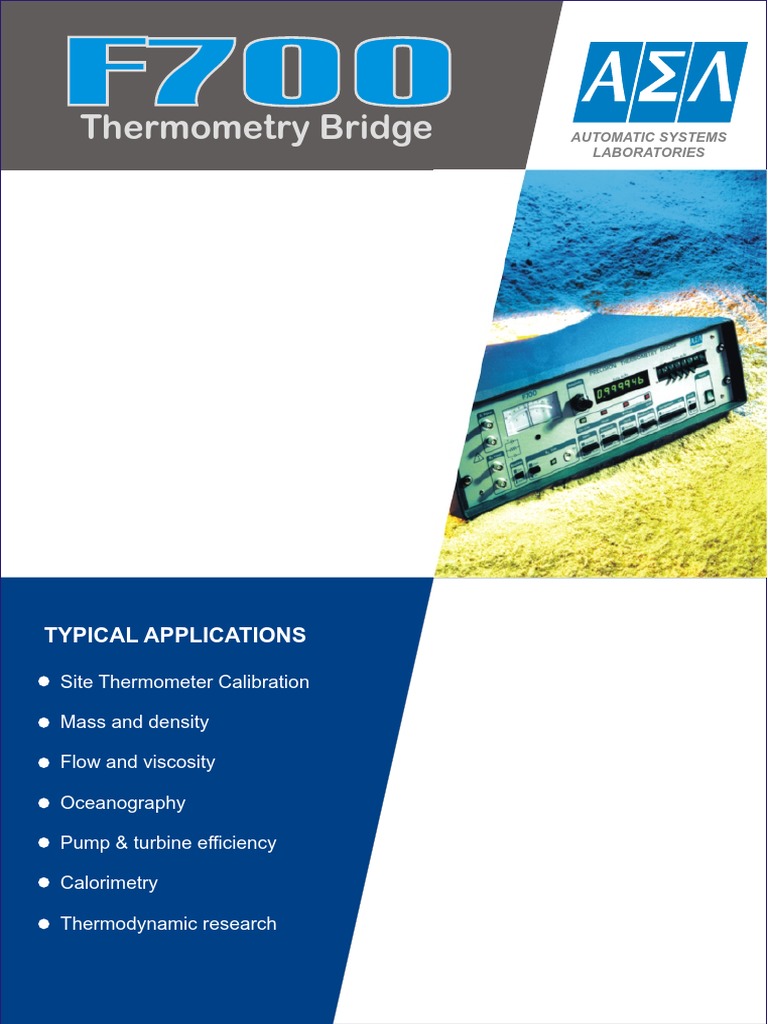 Thermometry Bridge: Typical Applications | Download Free PDF | Resistor ...