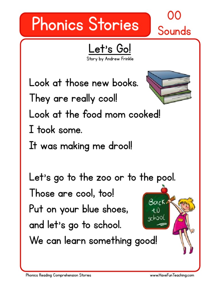 Jolly Phonics OO Sound Story | PDF