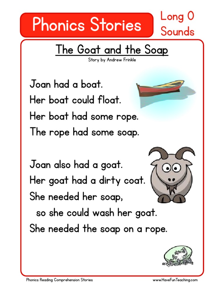 Long O Sound Story for Kids | PDF