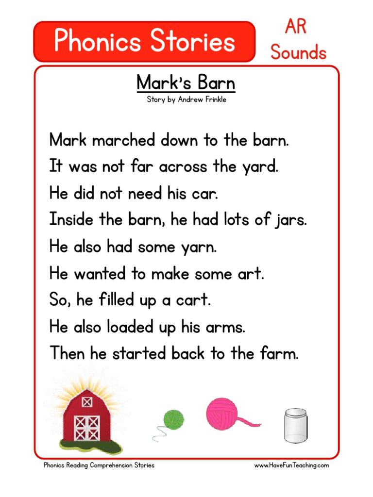 AR-sounds - Phonics Stories | PDF