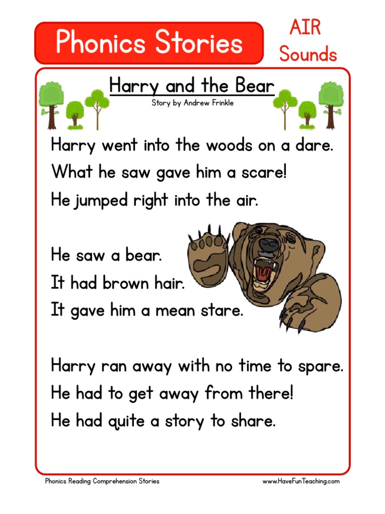 AIR-sounds - Phonics Stories | PDF