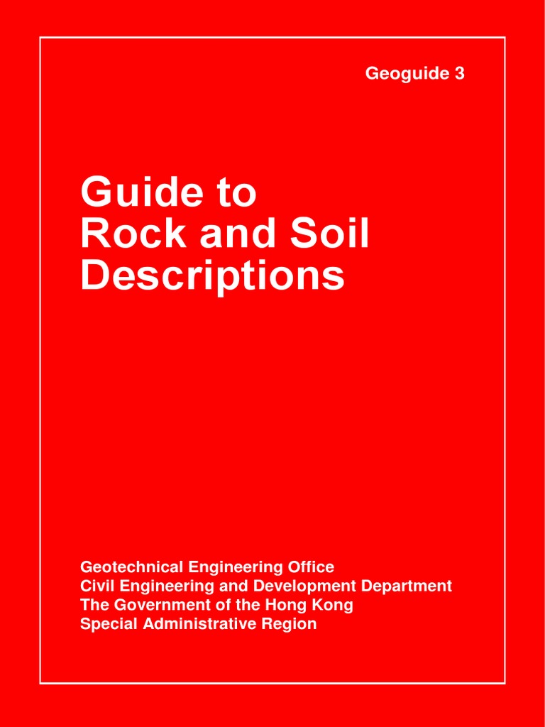 Guide To Rock and Soil Descriptions: Geoguide 3 | Download Free PDF ...