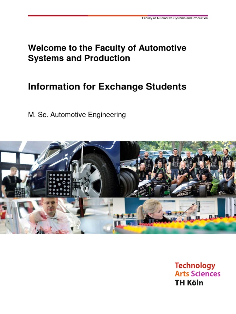 March2019 Welcome Brochure Automotive Engineering | PDF | Engineering