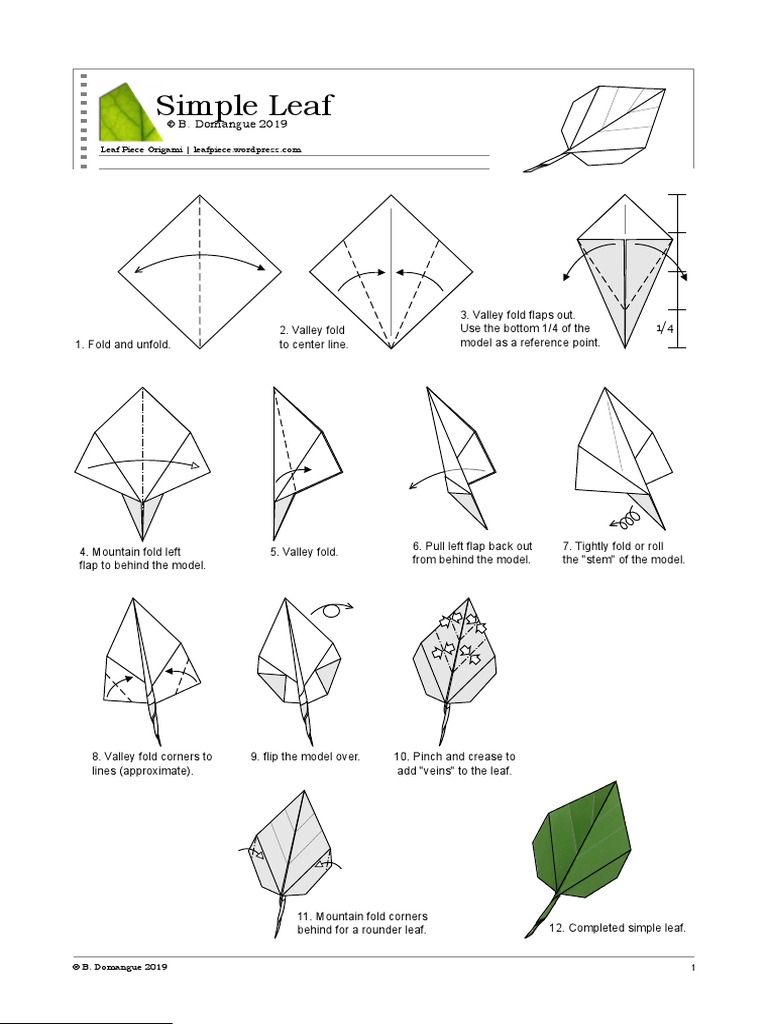 Simple Leaf Diagram 2019 | PDF