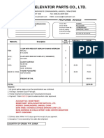 Elevator Quotation for Highline Constructions | PDF