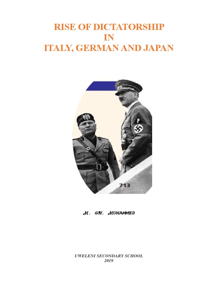 Rise of Dictatorship | PDF | Benito Mussolini | Nazi Germany