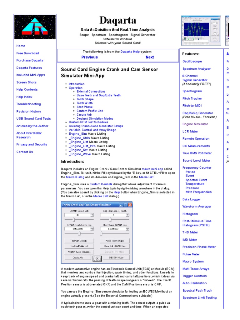 Daqarta - Sound Card Engine Crank and Cam Sensor Simulator Mini-App ...