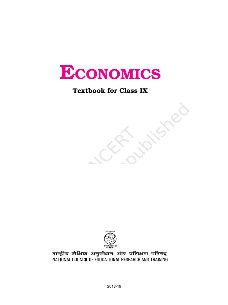 Class 9 Economics | PDF