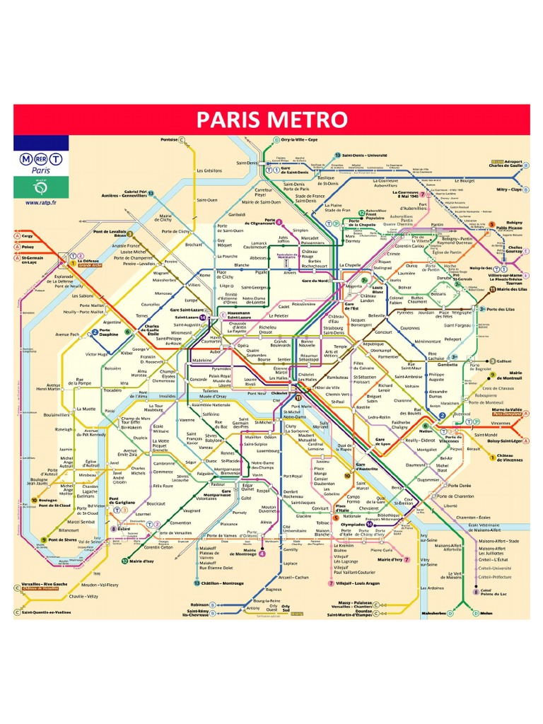 Paris Metro Map | PDF