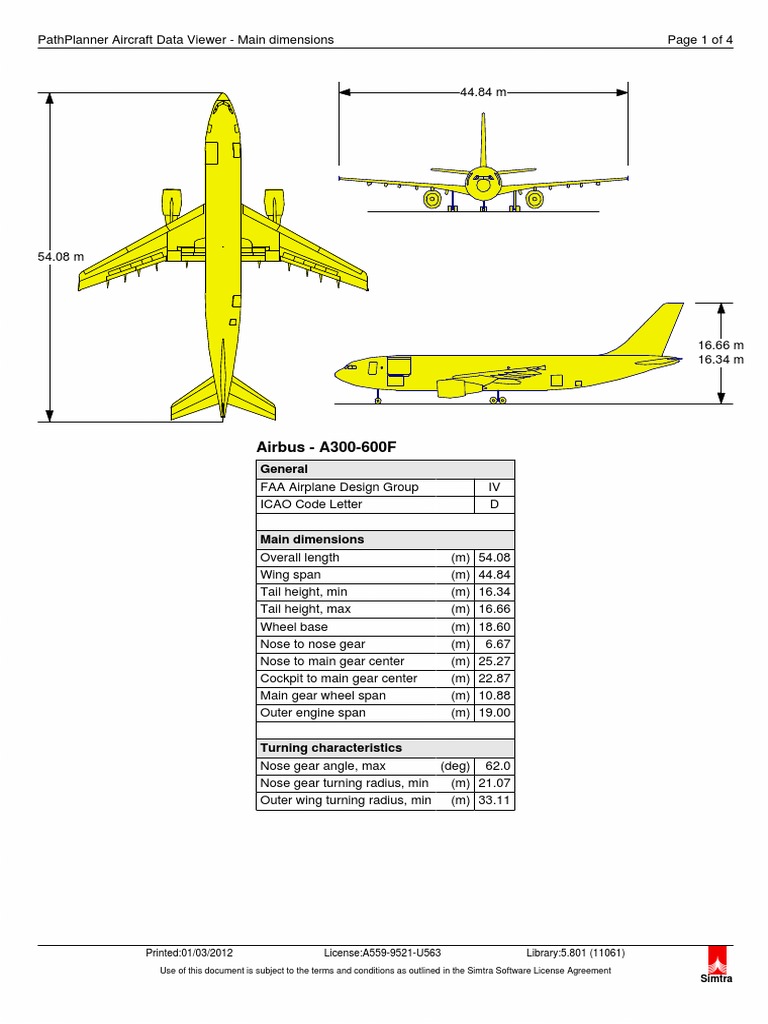 Airbus - A300-600F: General | PDF | Landing Gear | Aircraft