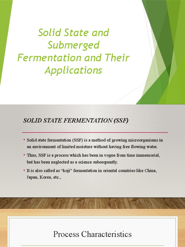 Solid State and Submerged Fermentation and Their Applications | PDF ...