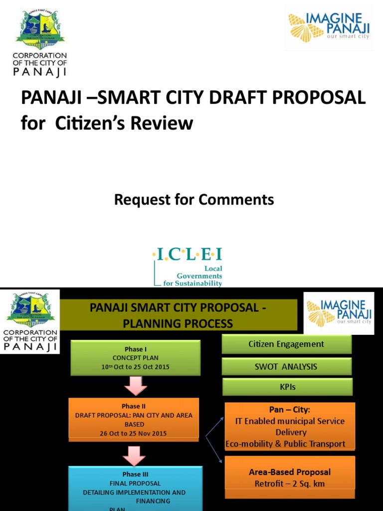 Panaji - Smart City Draft Proposal For Citizen's Review | PDF ...