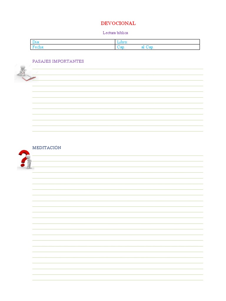 Formato DEVOCIONAL | PDF