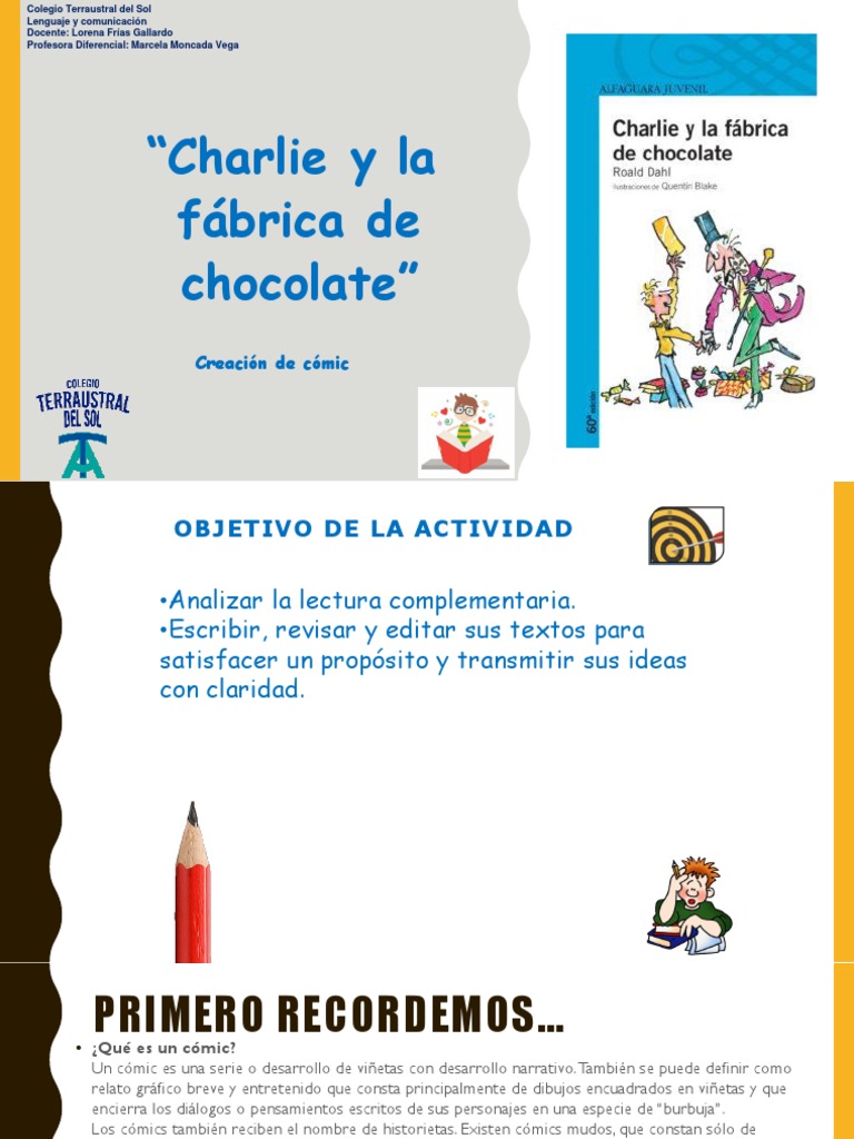 Lenguaje - 12 CHARLIE Y LA FABRICA DE CHOCOLATE | PDF | Cómics | Science