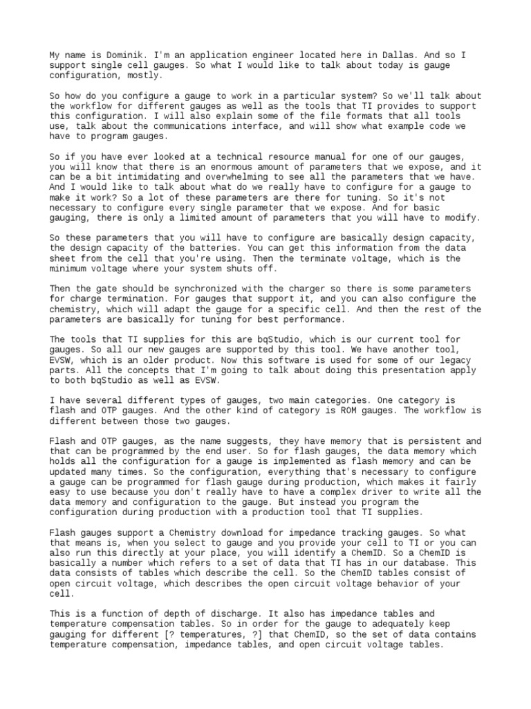 Gauge Programming Fundamentals | PDF | Flash Memory | Read Only Memory