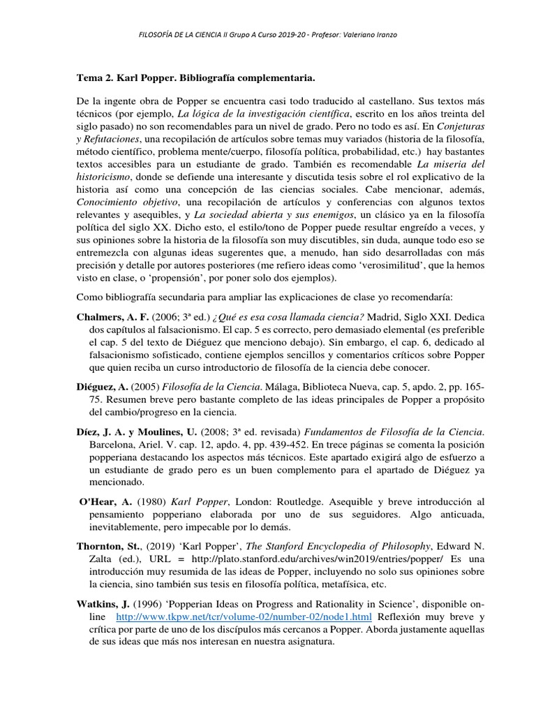 Tema 2 - Bibliografia Complementaria | Descargar gratis PDF | Karl ...