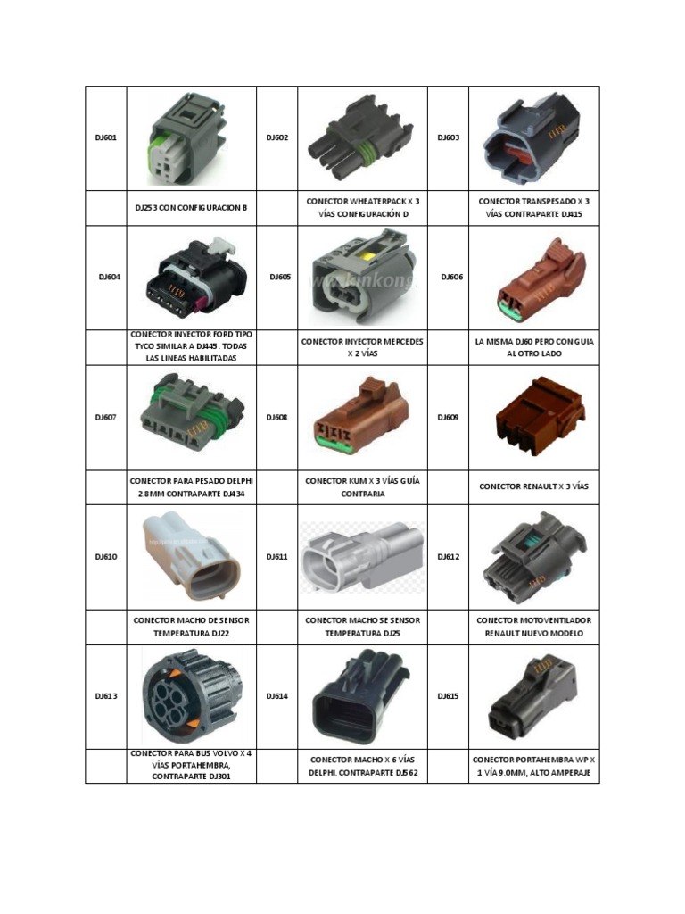 Catalogo De Conectores Electricos Automotrices - Catalog Library