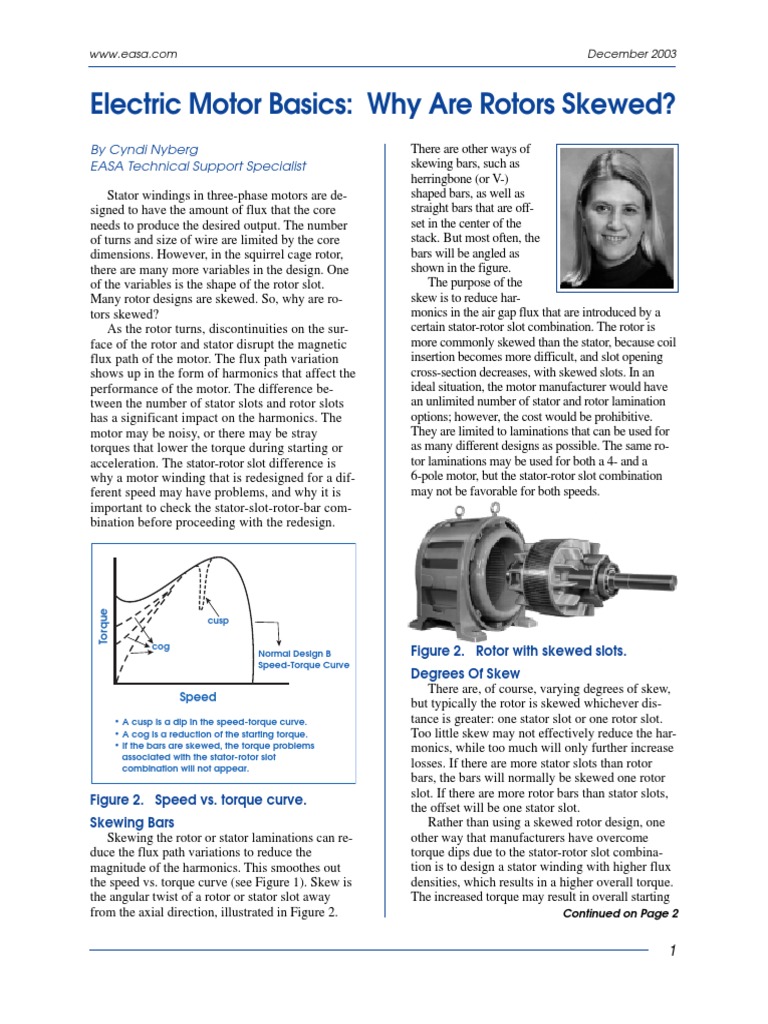 Reducing Harmonics and Improving Motor Performance Through Rotor ...