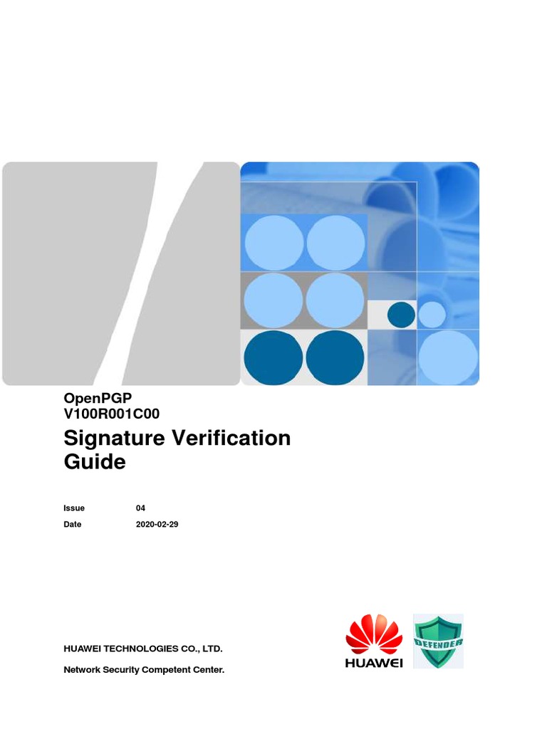 OpenPGP Signature Verification Guide | PDF | Cryptography | Secure Communication