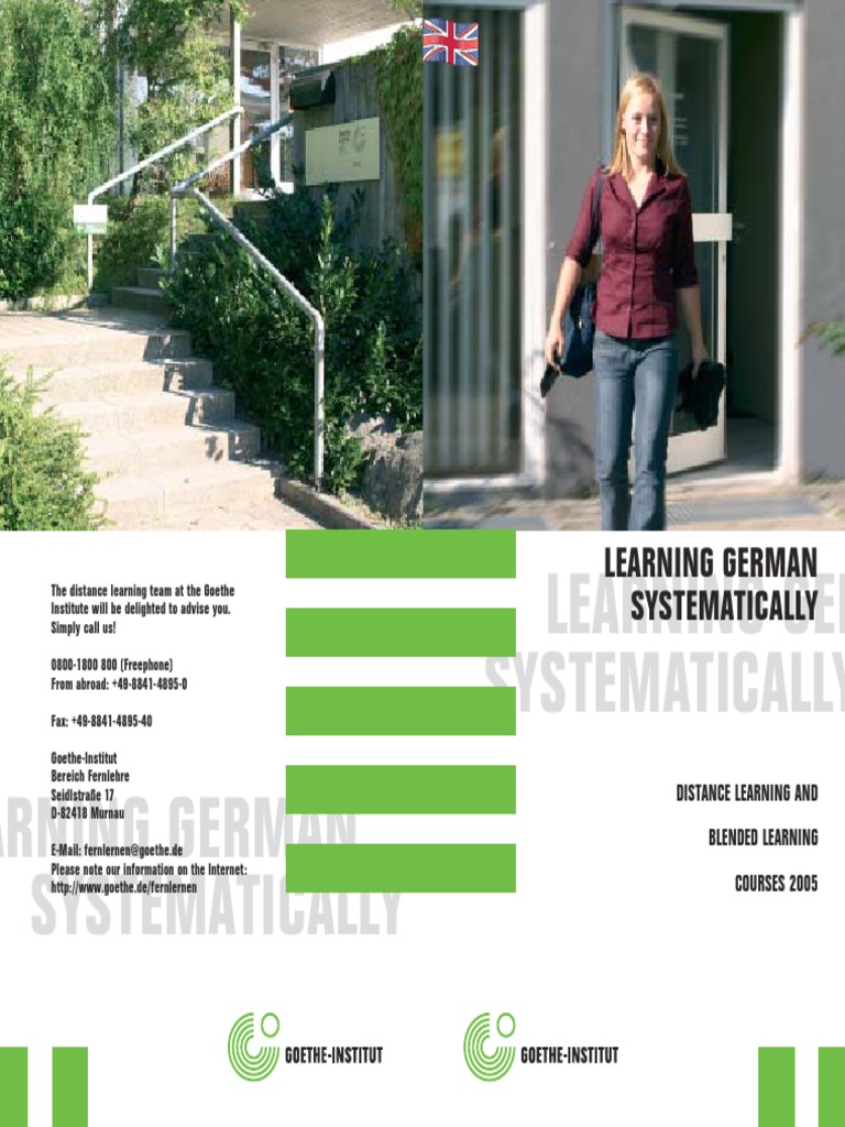 Distance Learning German Courses | PDF | Distance Education | Test ...
