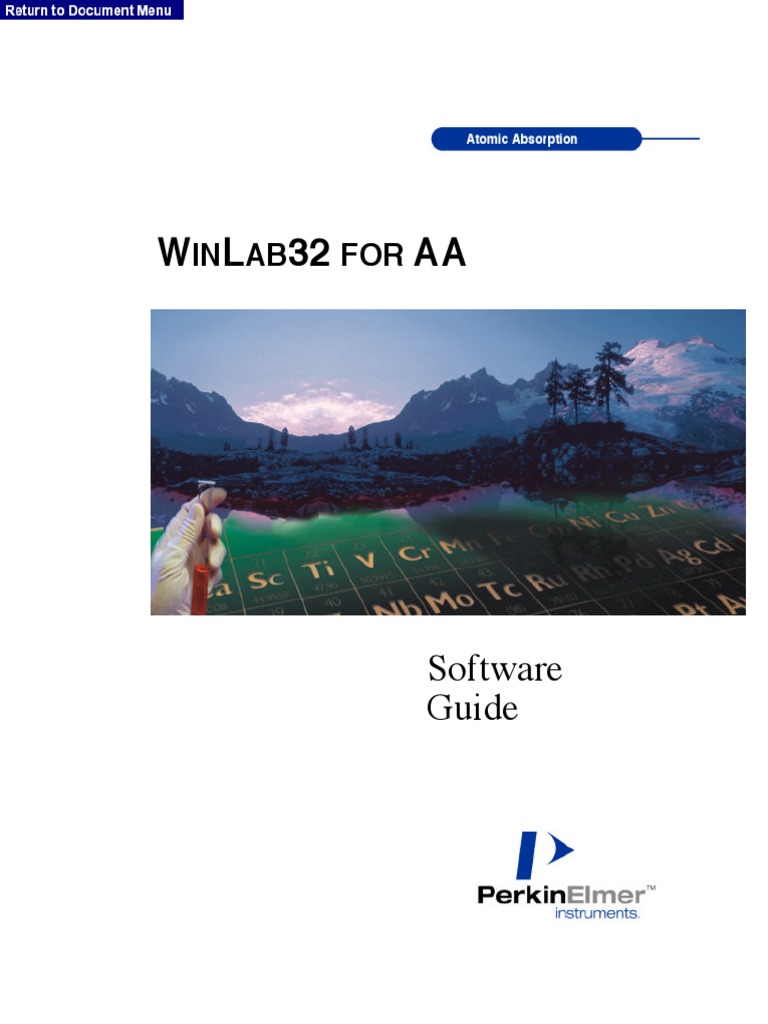 WINLAB32 FOR AA User Manual PDF | PDF | Absorption Spectroscopy ...