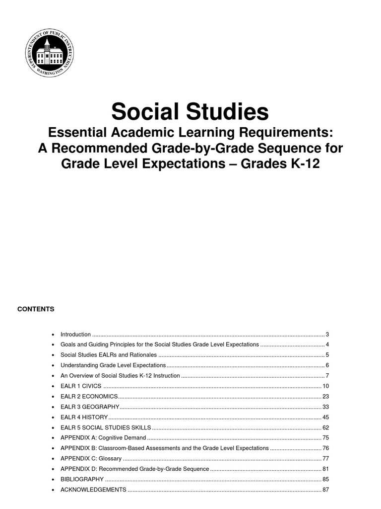 Social Studies 3rd | PDF | Geography | United States Constitution