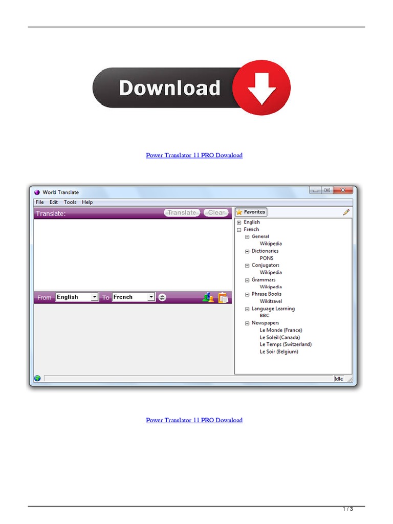 Power Translator 11 PRO Download PDF | PDF | System Software | Computer ...